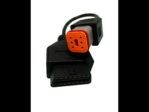 6Pin obdii Cable Harley Motorcycle Motorbike Davidson Adapter OBD Harley 6 pin to 16 PIN Harley Bike