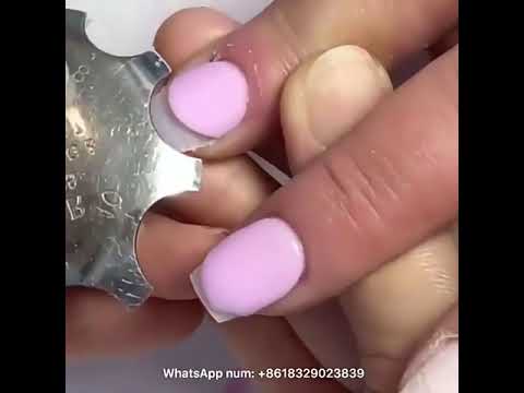1Pc Stainless Steel Nail Easy French Cut Metal Plates Model DIY Design Tools French Nail Template