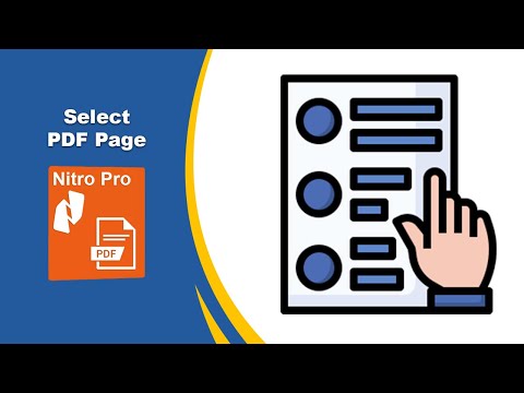 How to Easily Select Specific Pages in a PDF File in Nitro Pro PDF Editor