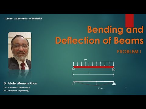 Beams Deflection: Problem I (Urdu)