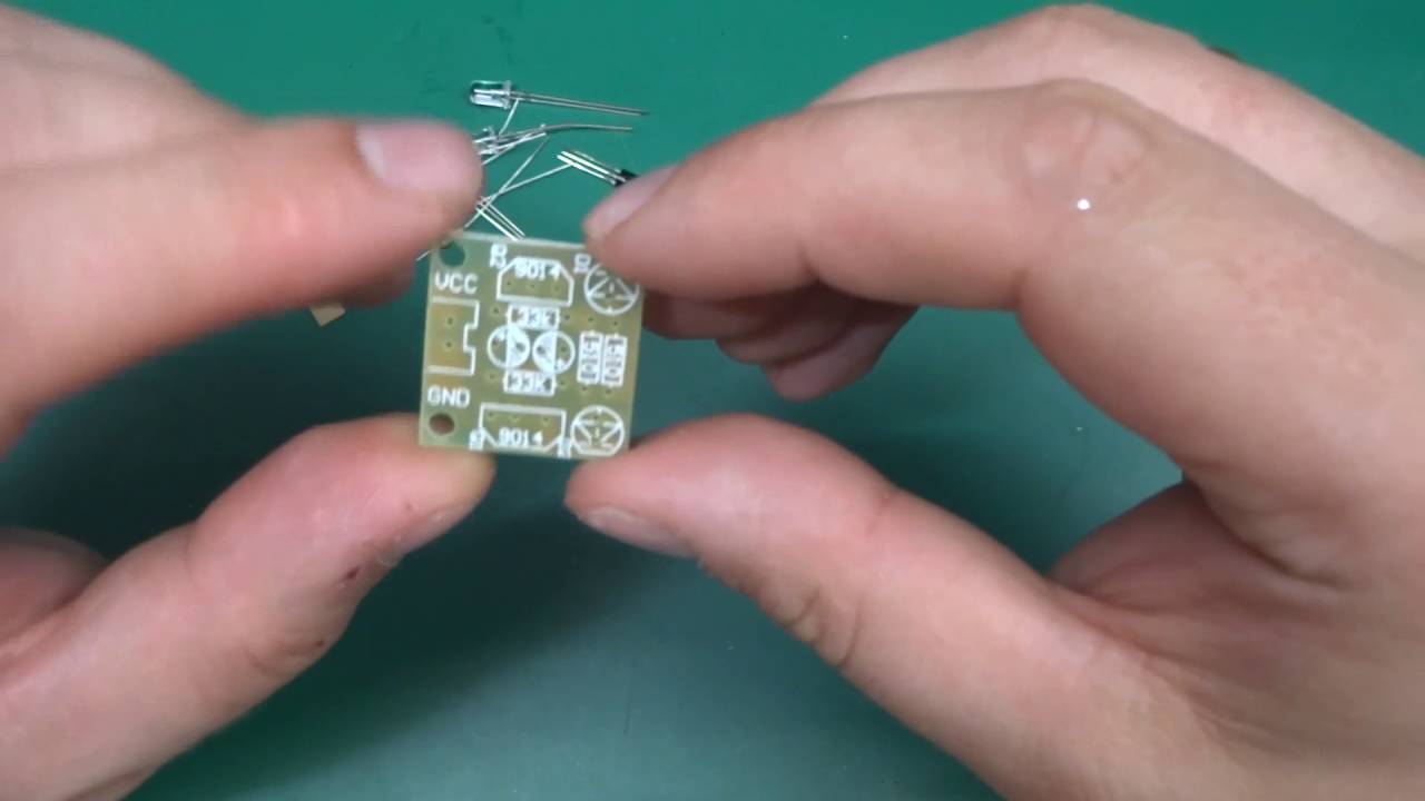 Astable multivibrator kit from ebay - build