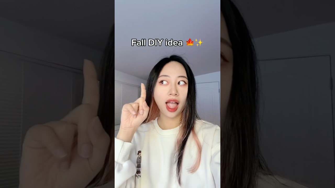 Fall DIY idea 👻🍁✨ #art #diy #artideas #diyideas #fall #autumn