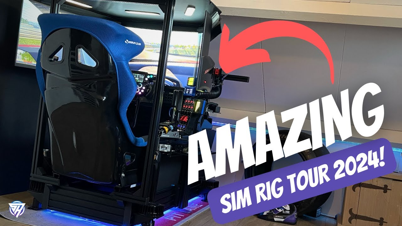 My AMAZING Sim Rig Tour! Best Sim Racing Cockpit 2024 [SimRacingHub.nl]