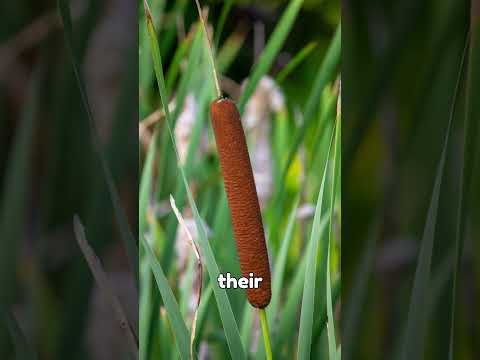 Cattails: Nature’s Hidden Heroes! 🌾 #fy #plants #nature #water #viralvideo