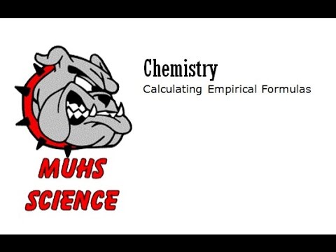 Calculating Empirical Formulas
