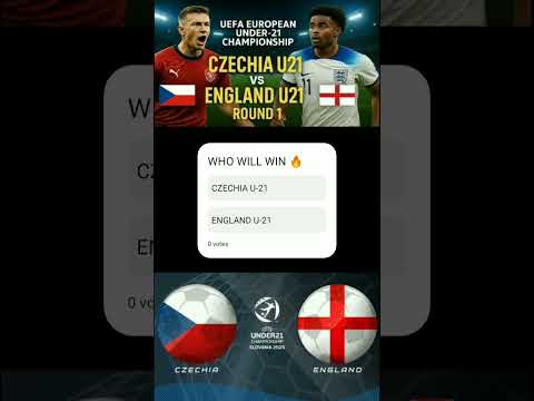 Czech Republic U21 vs England U21 | UEFA European Under-21 Championship