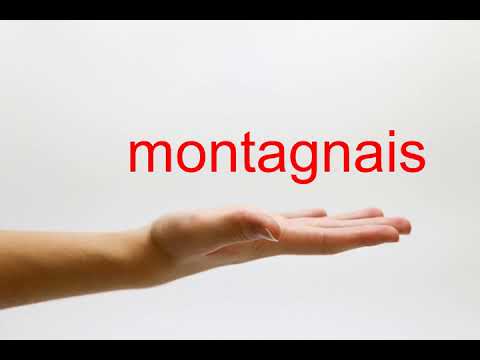 How to Pronounce montagnais - American English