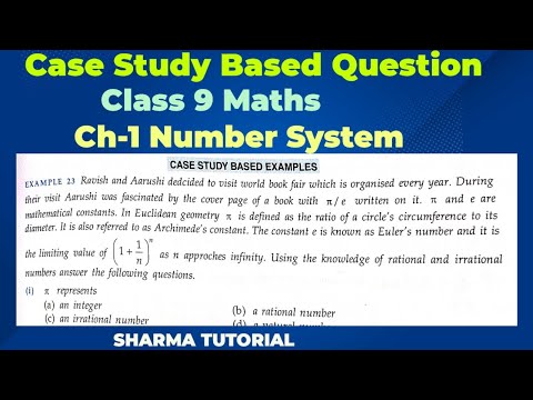 Case Study Questions Class 9 Maths Chapter 1 Number System | Ravish and aarushi decided to visit