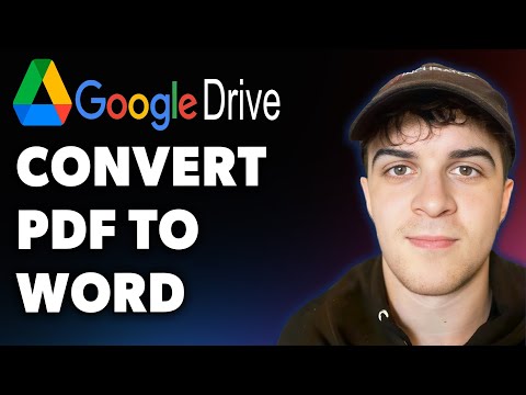 How to Convert Pdf to Word Using Google Drive (Full 2025 Guide)