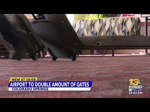 Colorado Springs Airport to double number of gates in new expansion master plan