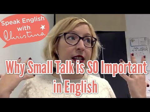 Why is small talk so important in English? + 30% discount ends tonight