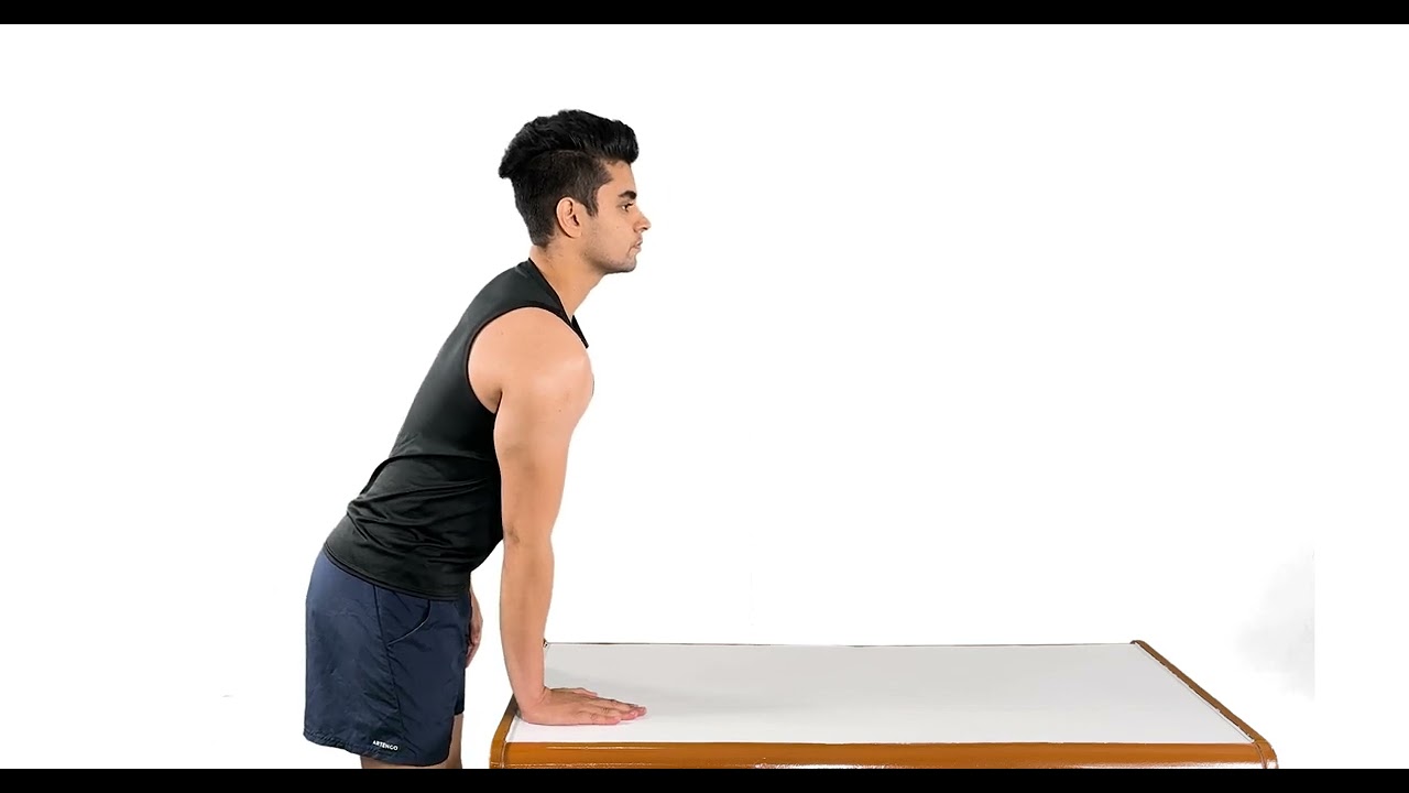 FOREARM FLEXOR TABLE STRETCH FORWARD || elbow exercises