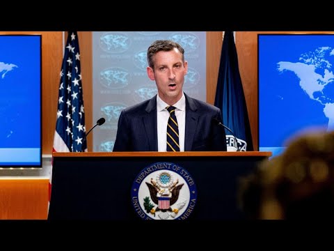 State Department spokesperson Ned Price holds briefing