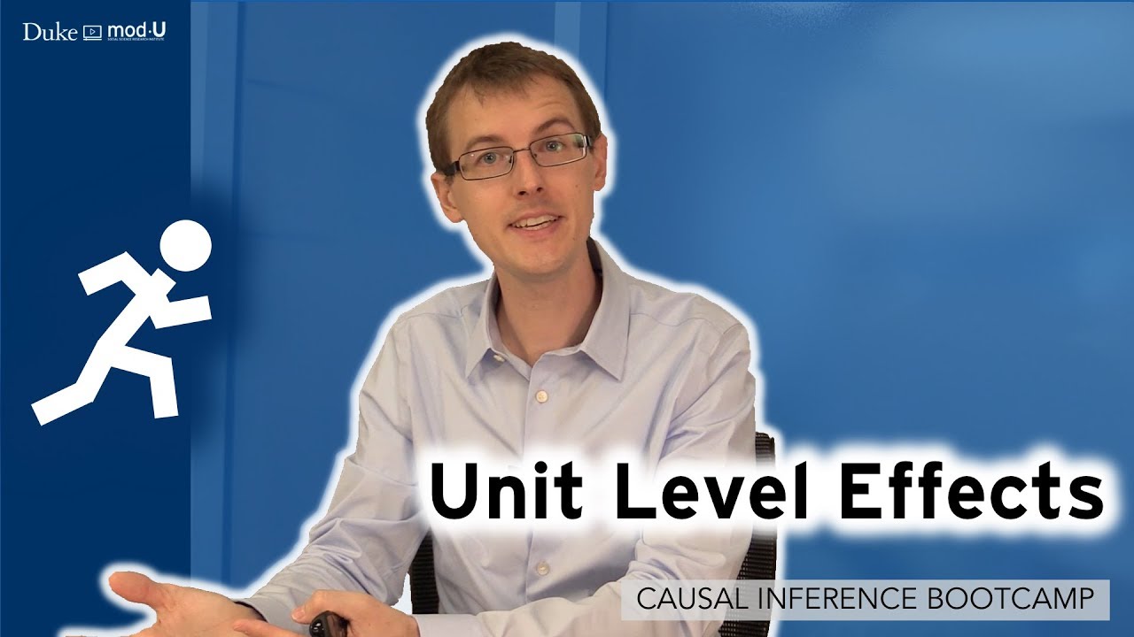 Unit Level Effects: Causal Inference Bootcamp