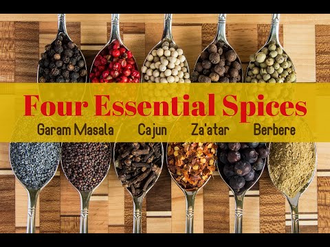 How to Make Four Essential Cooking Spices: Garam Masala, Cajun, Za'atar, and Berbere