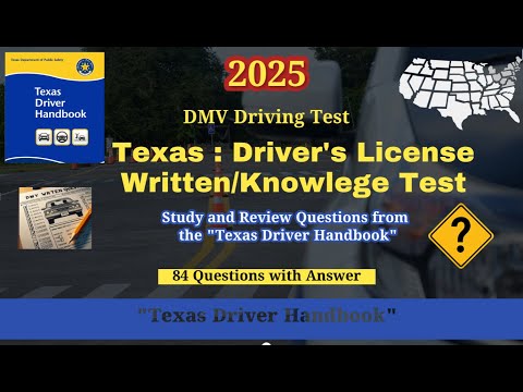 Texas Permit Test 2025 | Official Handbook Questions & Answers