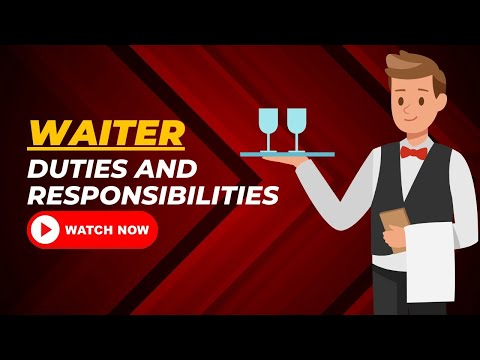 Waiter Duties And Responsibilities