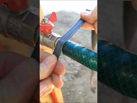Great DIY Rubber Hose Clamp Idea #diy #tips #gardening #hacks