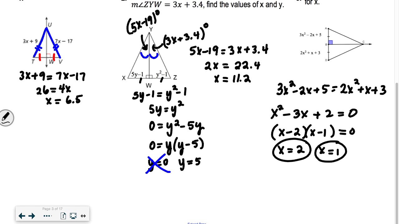 Section 5.2 Geometry: Perpendicular and Angle Bisectors