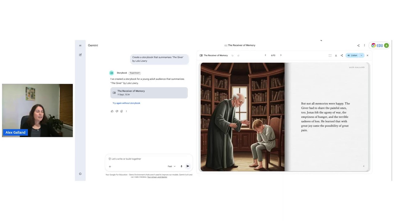 Ignite Active Learning with Gemini for Education