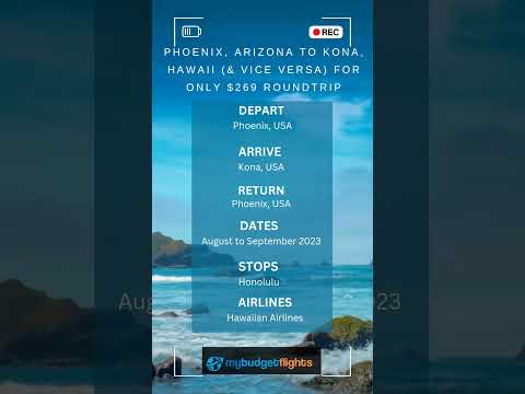 Unbelievable Offer: Fly to Hawaii for Just $269 Round Trip #flighttohawaii#hawaiianairlines