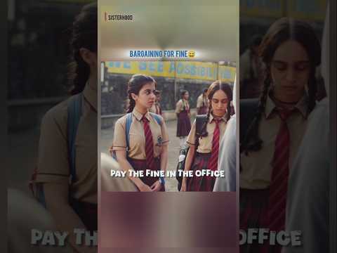 Sisterhood | Bargaining for fine 😂|#webseries #amazon #minitv #shorts #ytshorts #viral