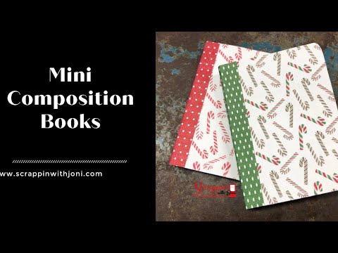 How to cover a mini composition notebook