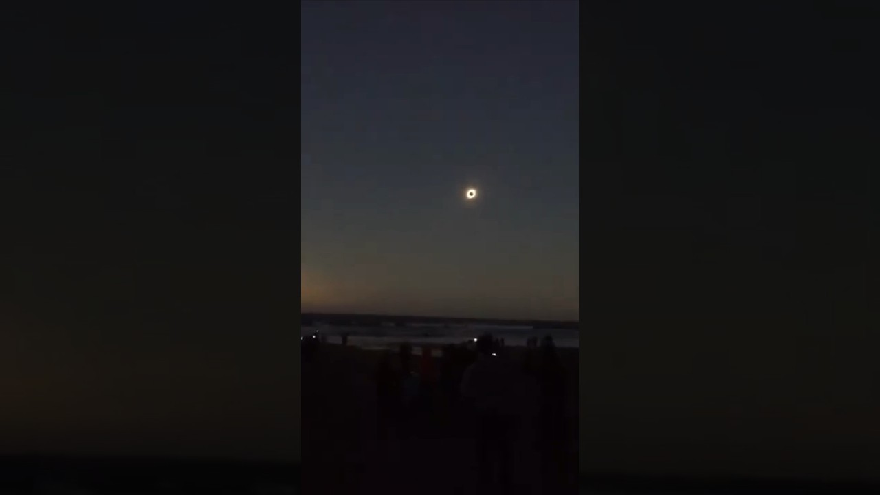 The best total solar eclipse view 😱