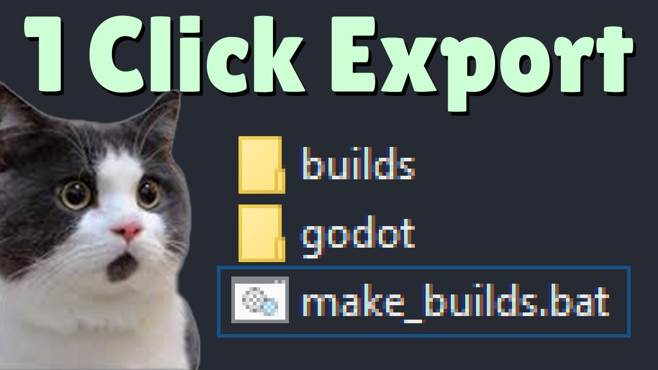 Godot 4 - 1 Click Export Tutorial (thx to Command Line under Windows) - Tutorials - Godot Forum