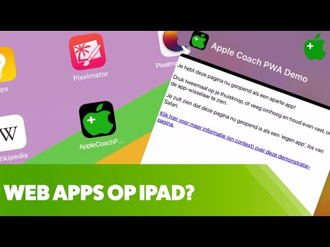 iPad websites op je thuisscherm