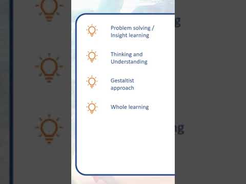 A level PE: Cognitive Learning Theory.