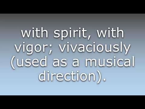 What does Con brio mean?