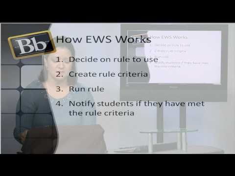 Early Warning System EWS Blackboard 9.1