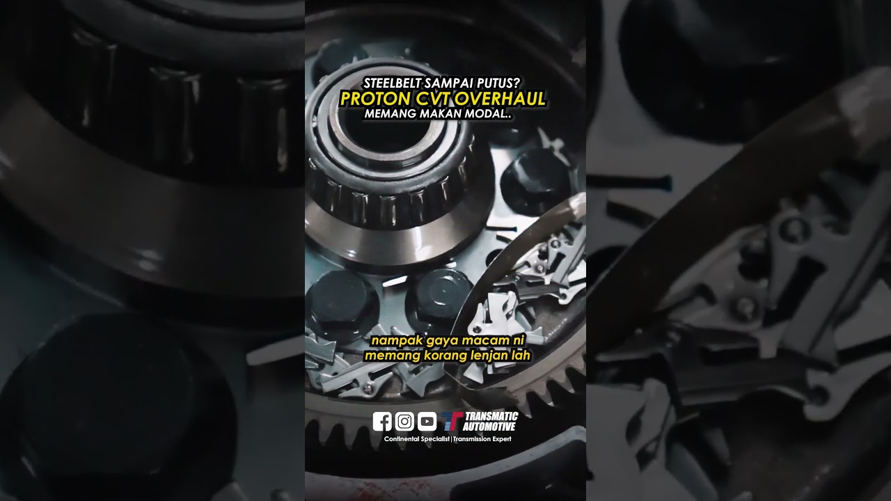 Take Note Owner Proton CVT! #transmaticautomotive #pakargearbox #cvtbeltputus