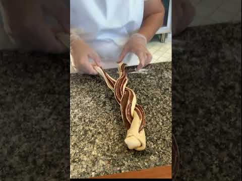 How to braid bread #brioche #homemade