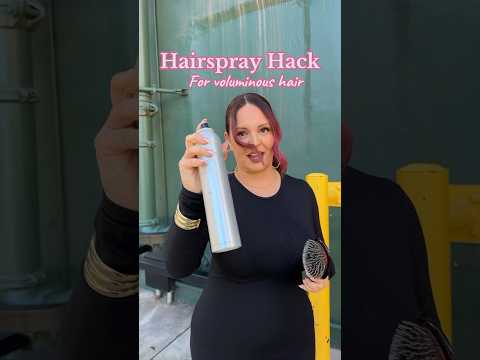 Have you tried this Hairspray Hack? #hairstyles #hairhacks