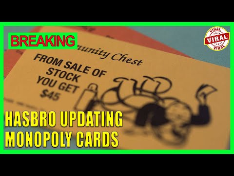 Hasbro updating Monopoly board game’s Community Chest cards
