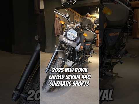 2025 New Royal Enfield Scram 440 Cinematic Shorts | #anmotoexpo #shorts
