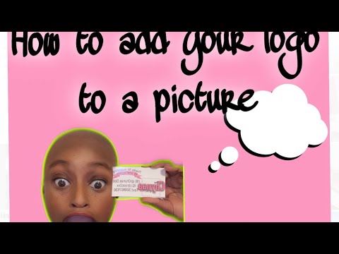 [HOW TO ADD YOUR LOGO ON A PICTURE USING FREE APPS]