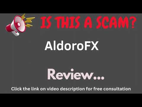 Aldorofx.com Review: THIS IS A SCAM? (AldoroFX )