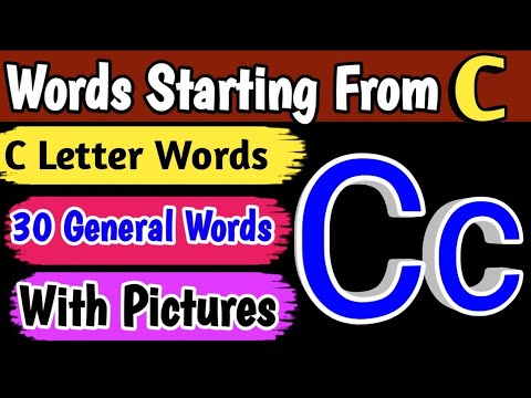 Word start from c | c letter words