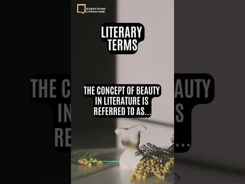 How well do you know your literary terms? Try this!