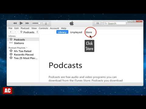 Listen to Podcast on Windows - iTunes