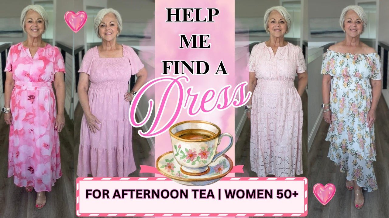 10 Beautiful Dresses for Weddings, Showers & Celebrations | #fashionover50 #womenover50