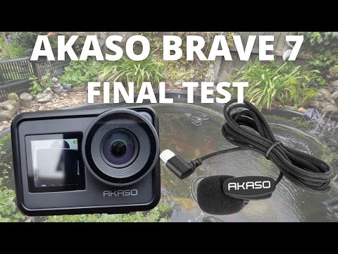 Akaso Brave 7 External Mic Test