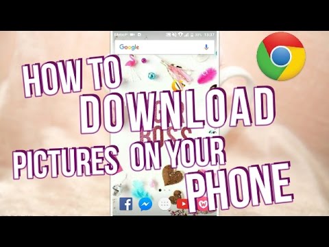 How to Download PNG Pictures on your phone