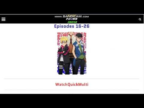 Naruto Boruto Hindi Download dubbed subbed by rare toon india