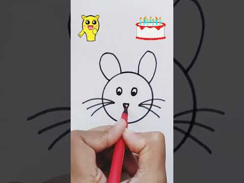 Draw Cartoon | Cartoon Drawing | #shorts #beginnersdrawing #cartoon #satisfying #mickeymouse