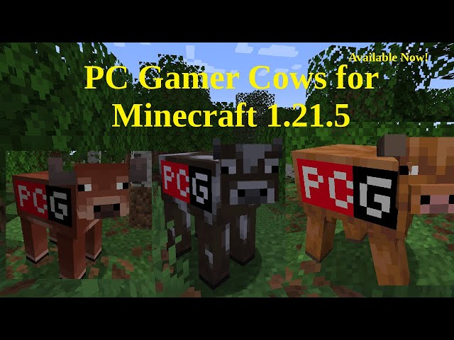 PC Gamer Cows Updated Minecraft Texture Pack