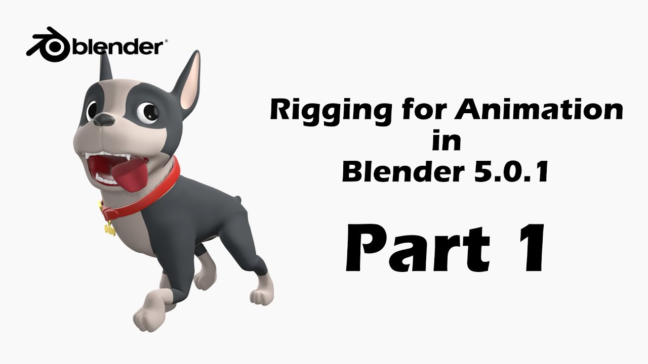 Rigging for Animation in Blender 5.0 - Tutorial Part 1